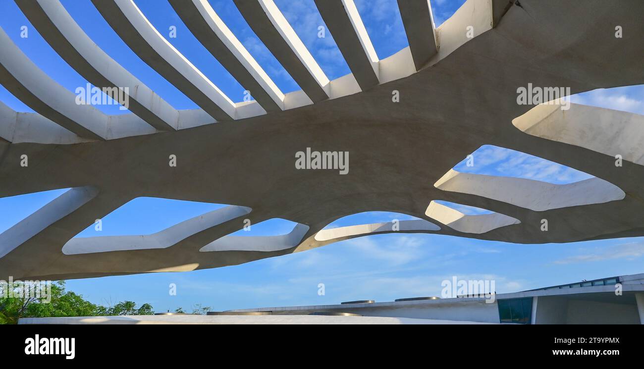 Beautiful futuristic structure architecture Stock Photo - Alamy