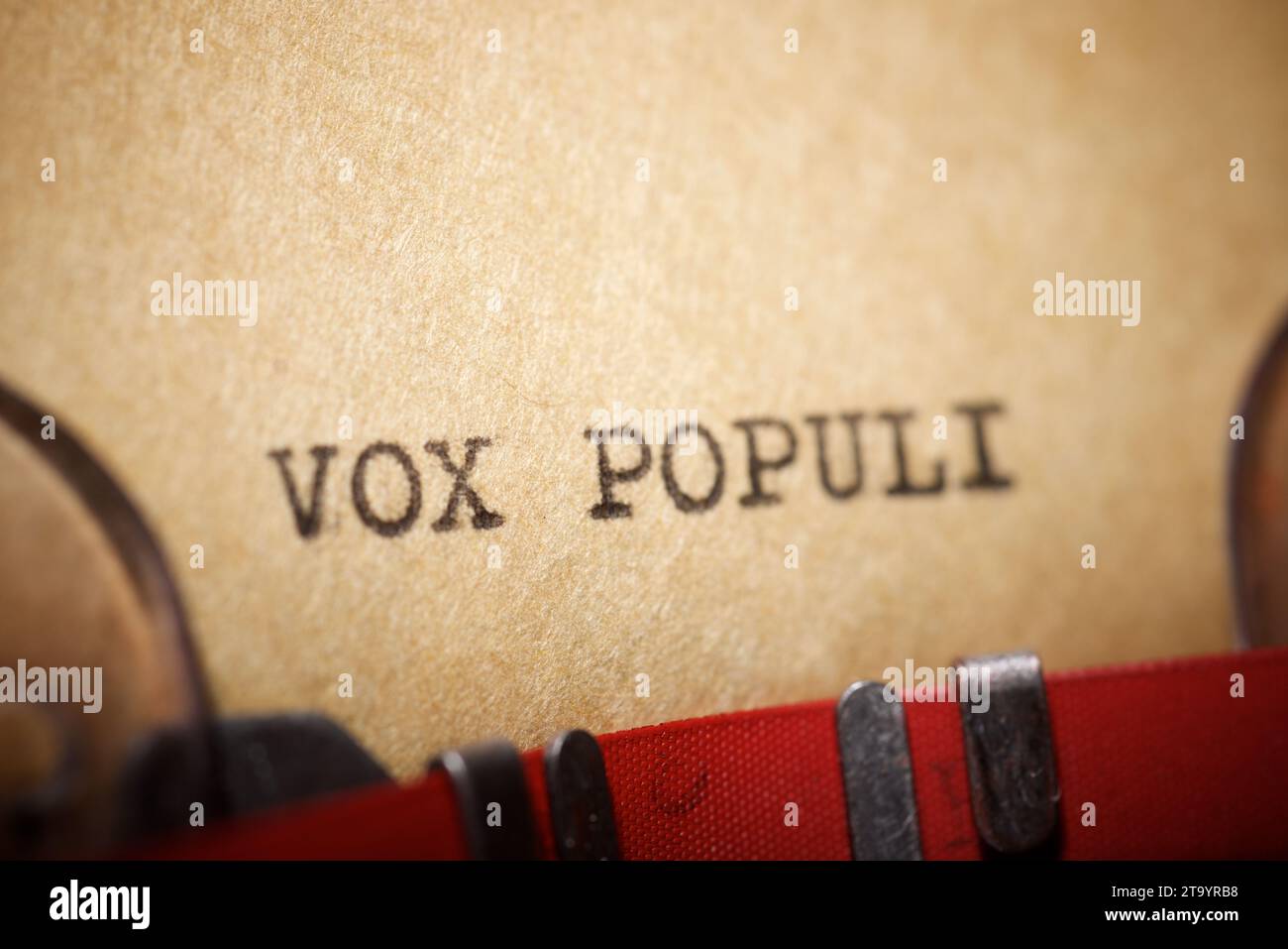 Vox populi latin phrase hi-res stock photography and images - Alamy