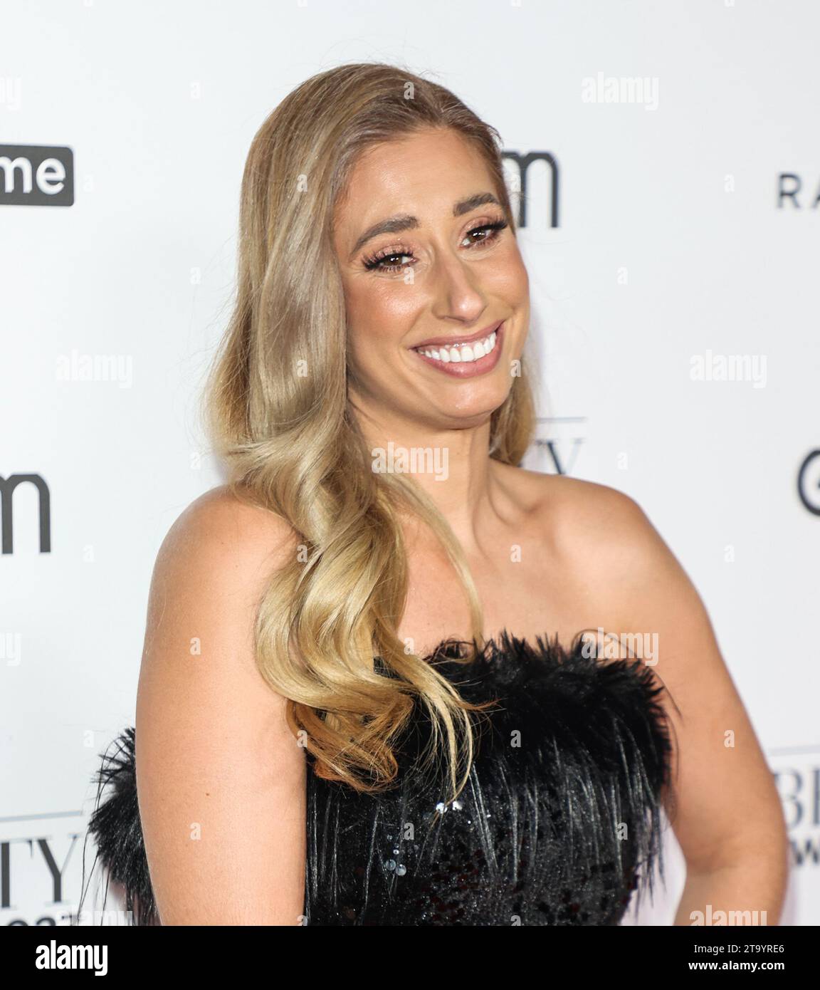 Stacey Solomon attends The Beauty Awards 2023 in London. (Photo by ...