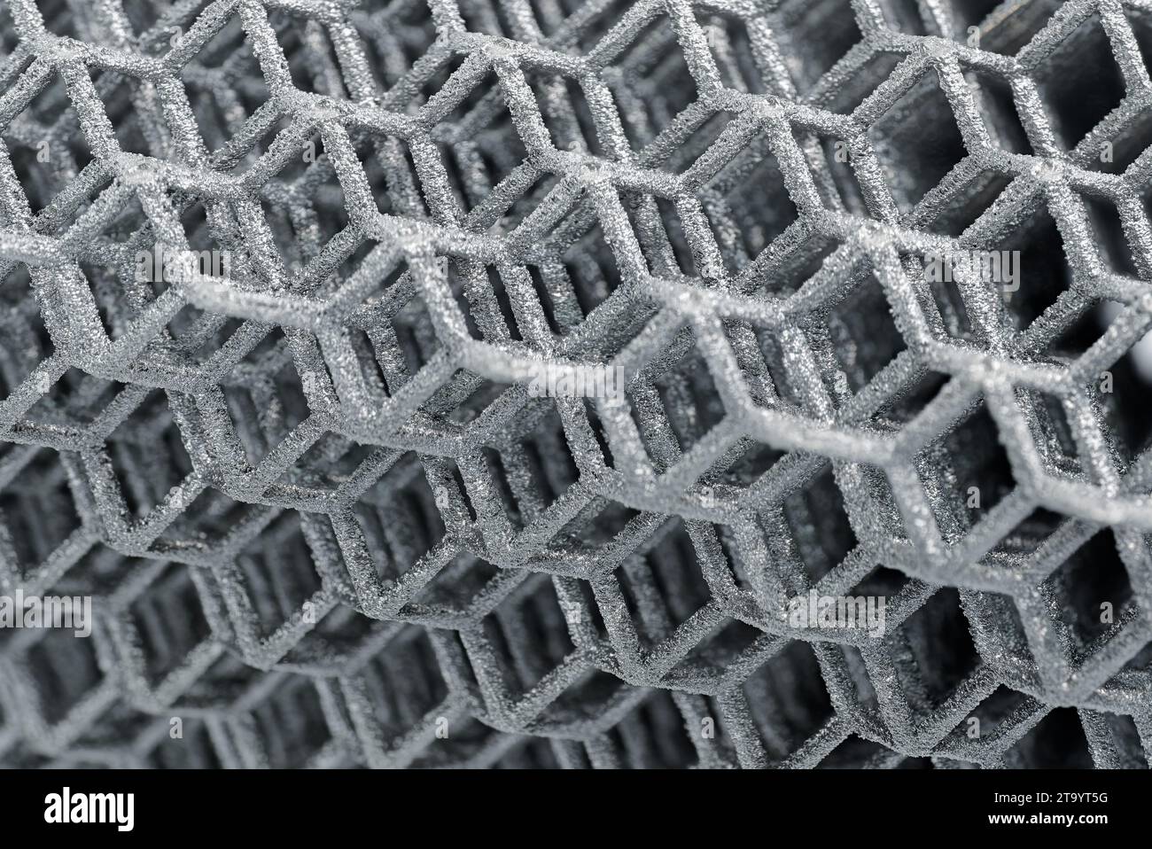 Openwork Three Dimensional Lattice Matrix Shallow Depth Of Field
