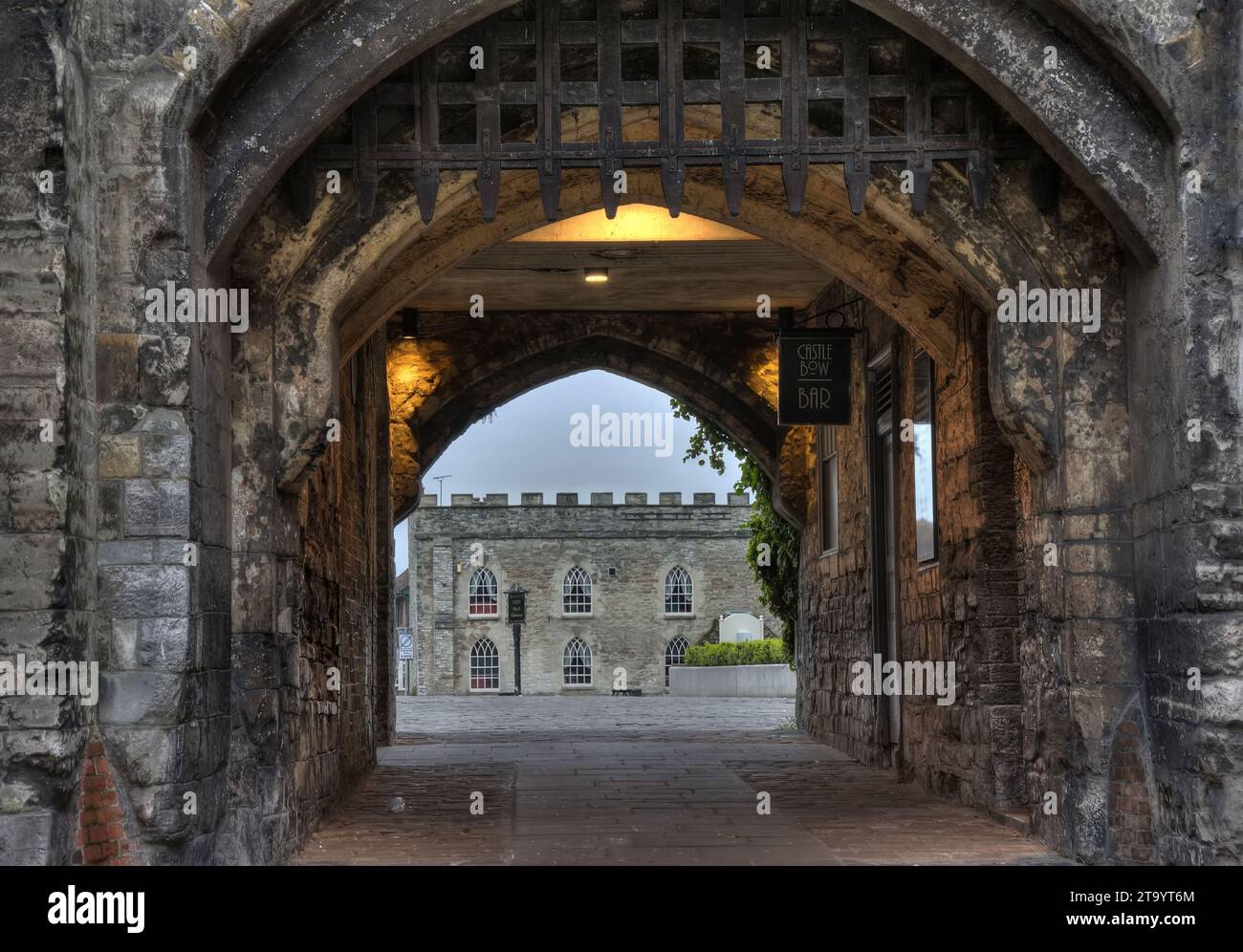Castle Bow, Taunton, Somerset Stock Photo - Alamy