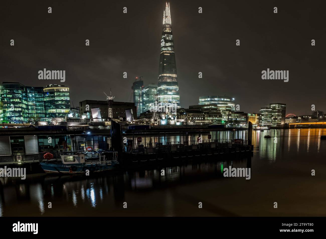 The Shard at Night Stock Photo - Alamy
