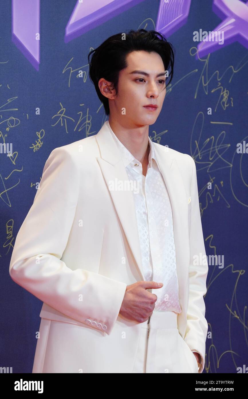 Chinese actor Dylan Wang attends the iQIYI activity in Macau, China ...