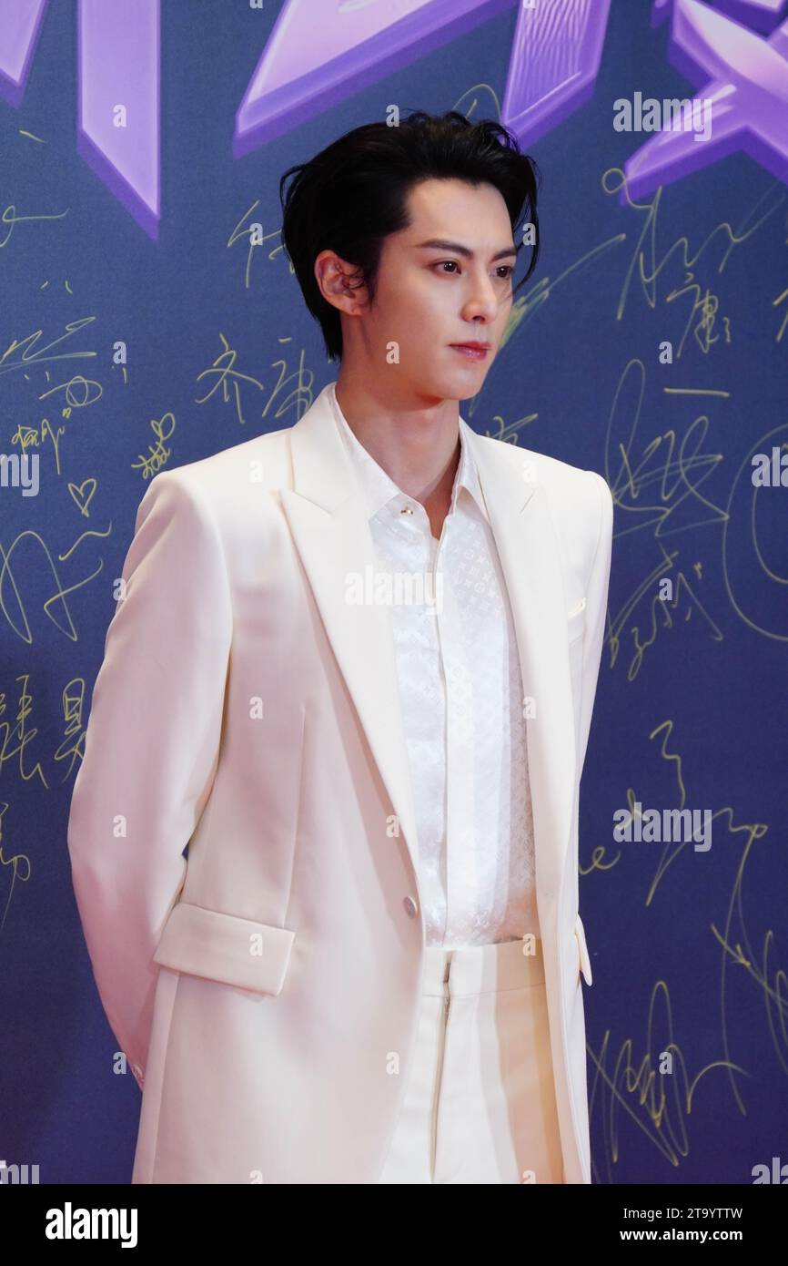 Chinese actor Dylan Wang attends the iQIYI activity in Macau, China ...