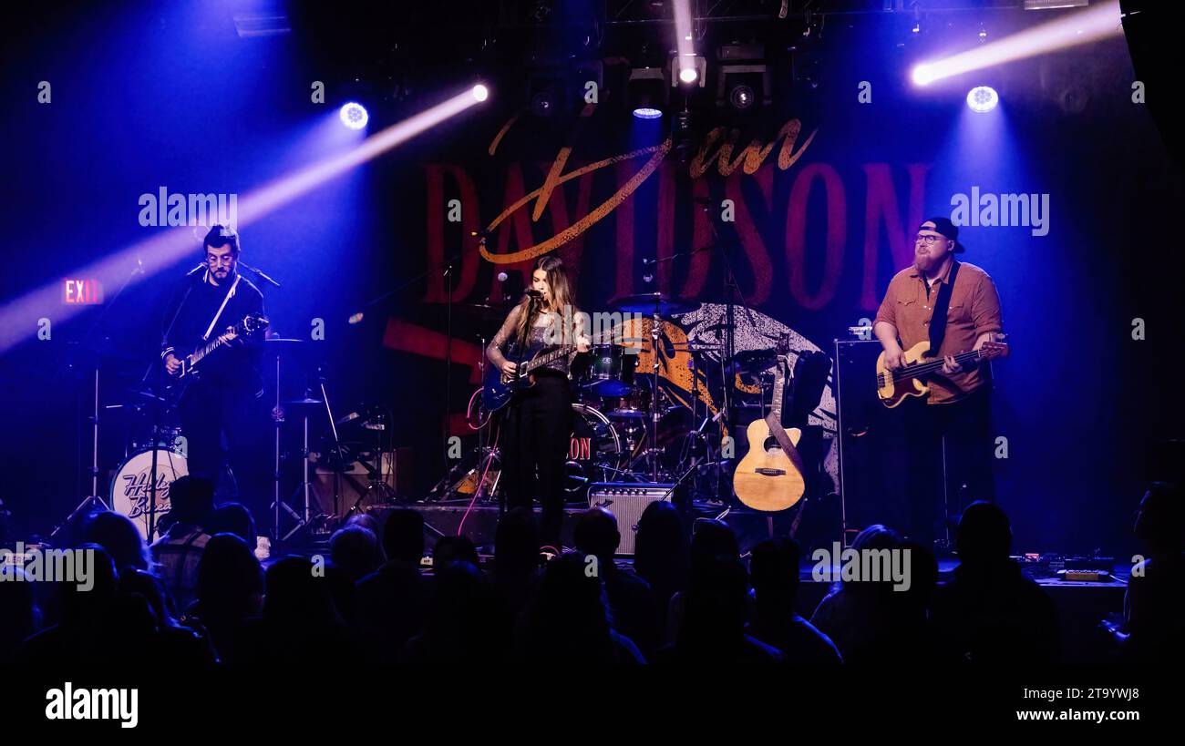 Canadian country music artist Hailey Benedict opens for Dan Davidson's ...