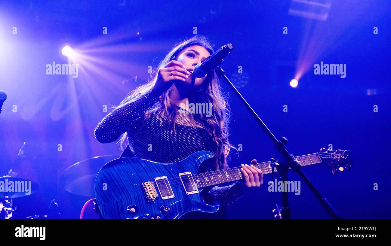 Edmonton, Canada. 26th Nov, 2023. Canadian country music artist Hailey ...