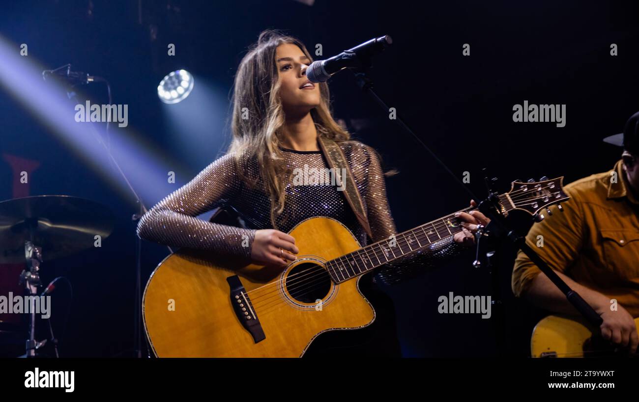 Edmonton, Canada. 26th Nov, 2023. Canadian country music artist Hailey ...
