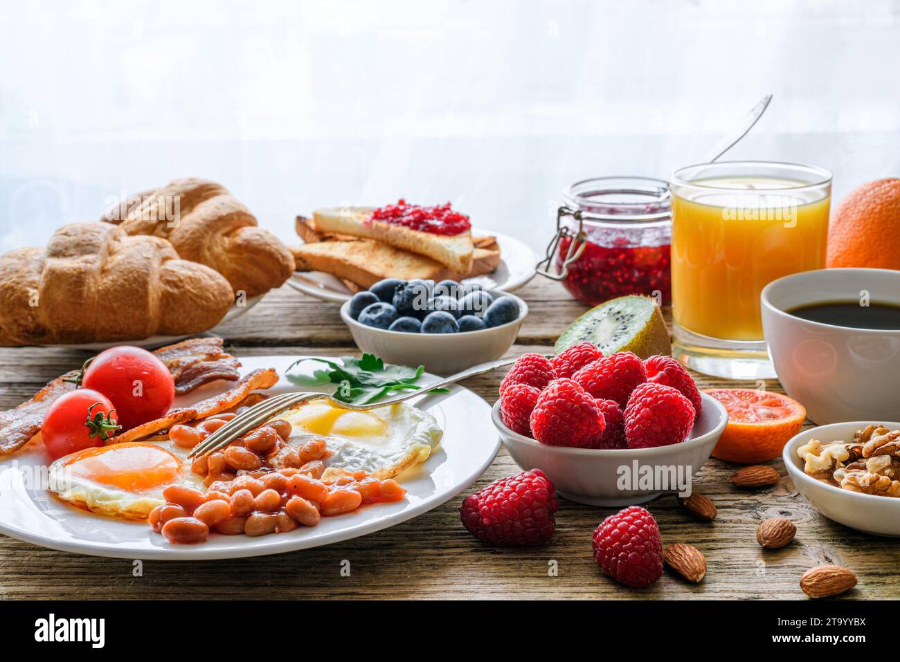 Breakfast buffet. Full english and continental. Large selection of ...