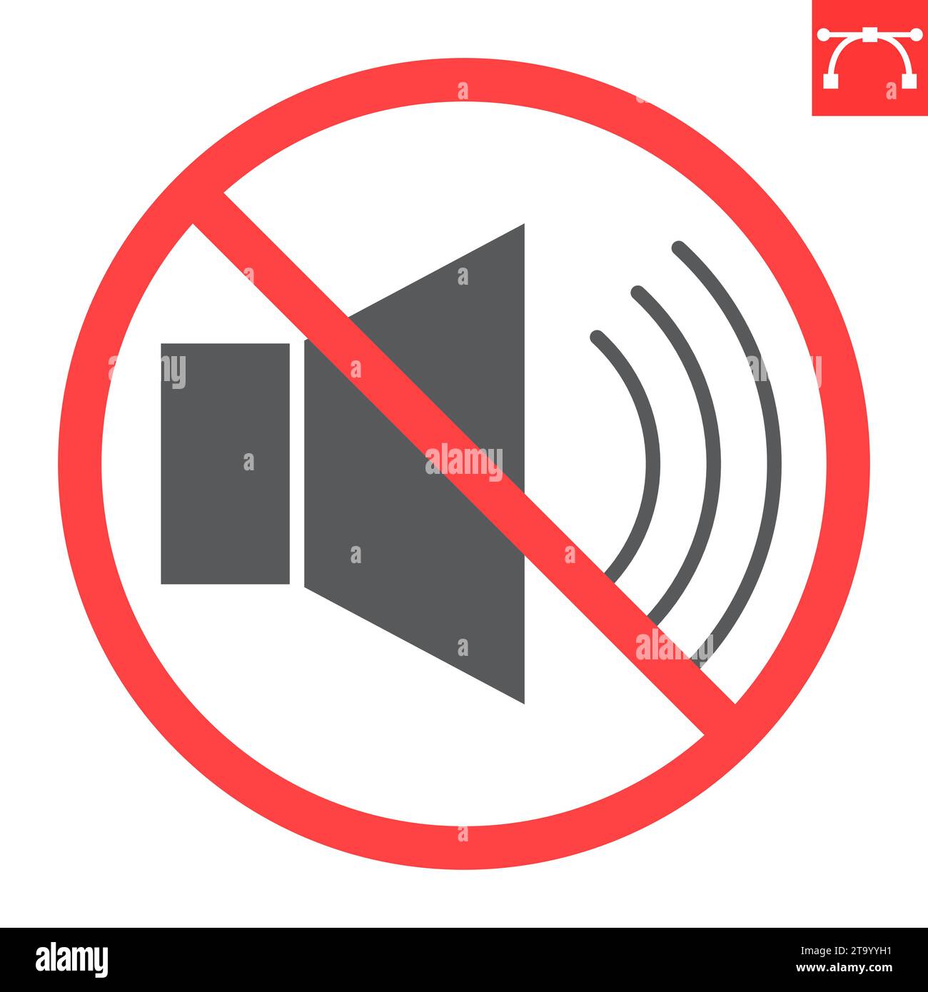 Loud sound allowed keep Stock Vector Images - Alamy