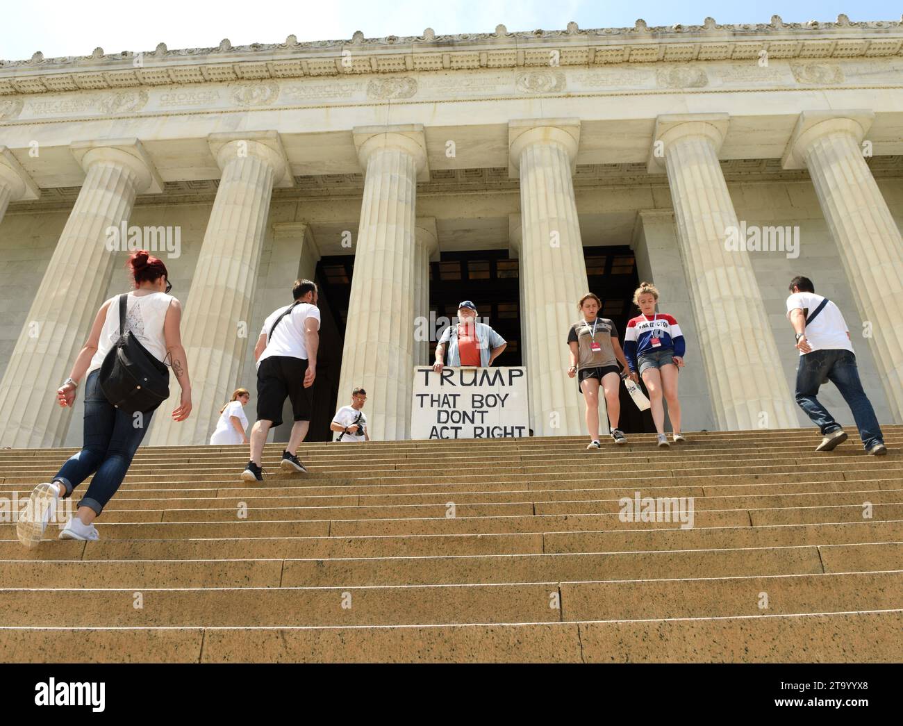 Washington, DC - June 01, 2018: Gale McCray, a 75 year old retiree from ...