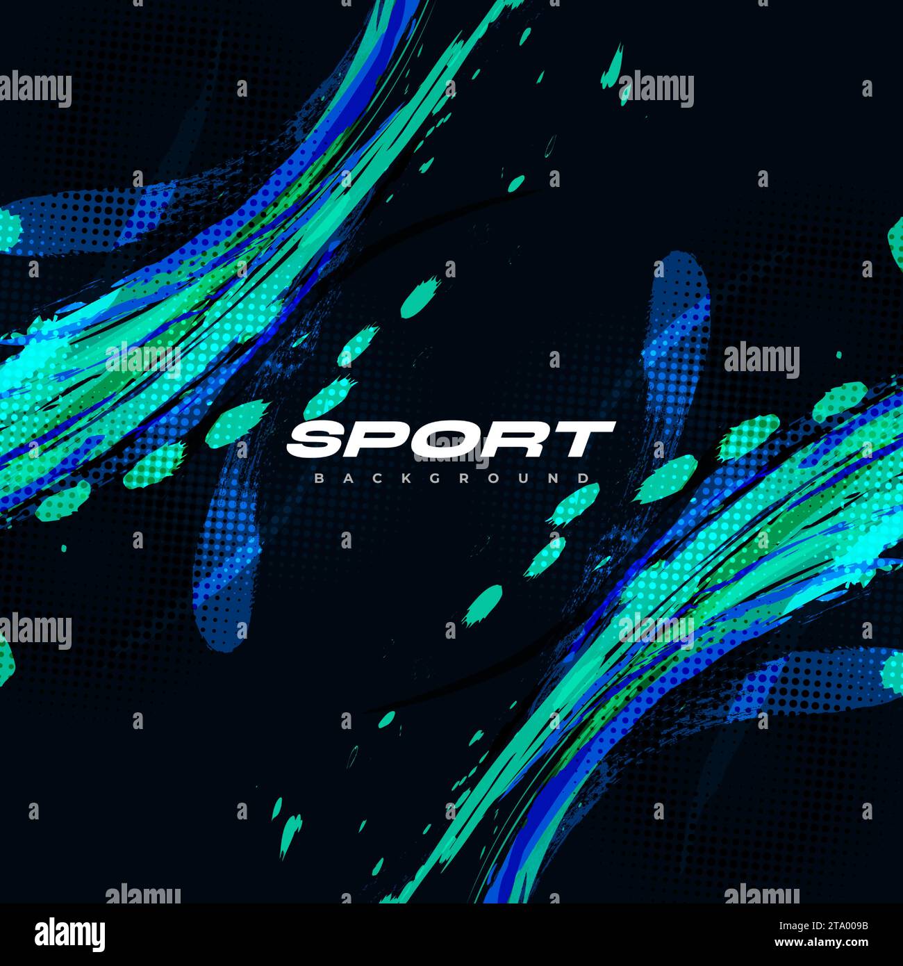 Turquoise grunge frame Stock Vector Images - Alamy