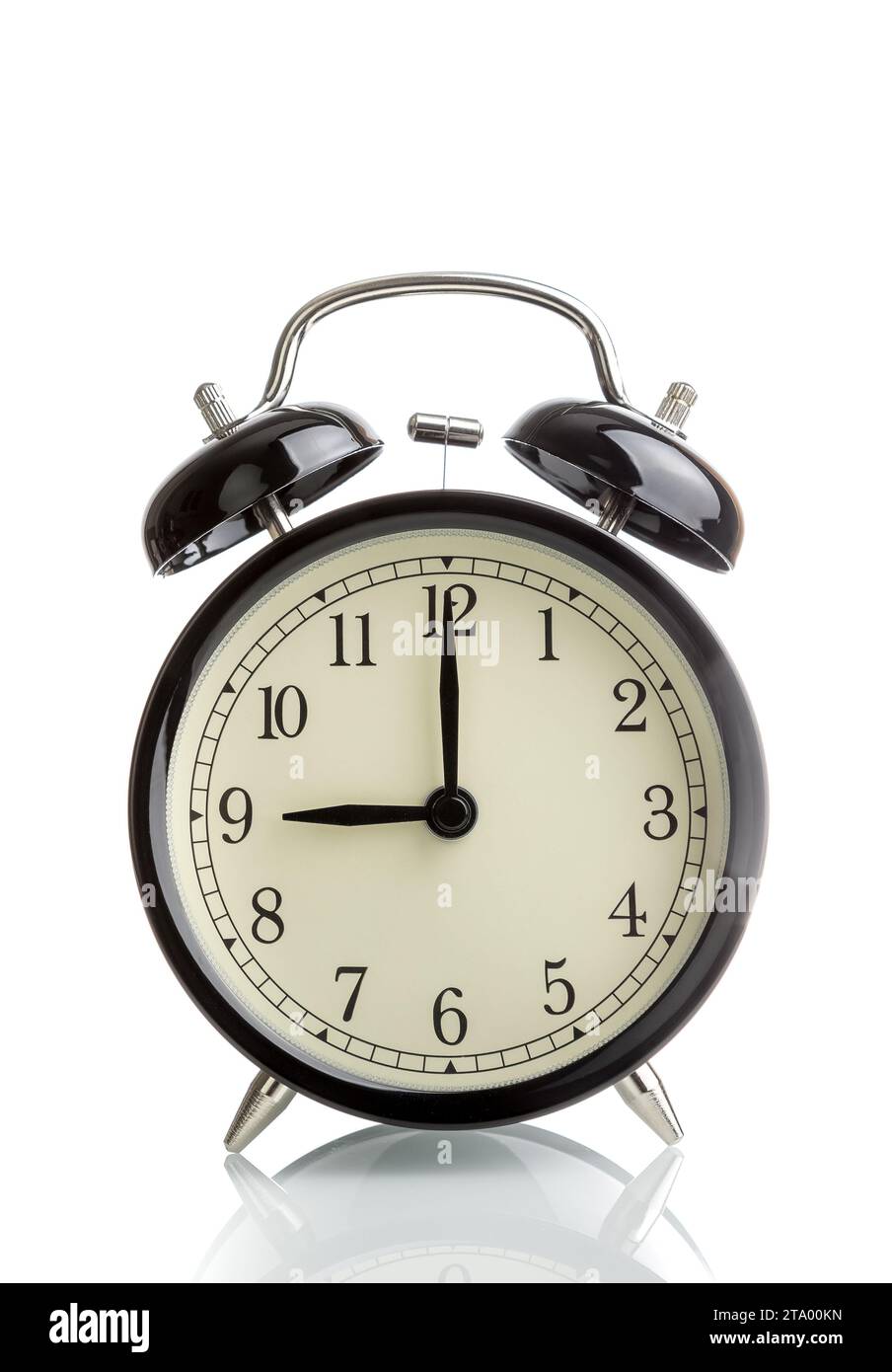 it's nine o'clock already, time to wake up for breakfast, vintage old ...