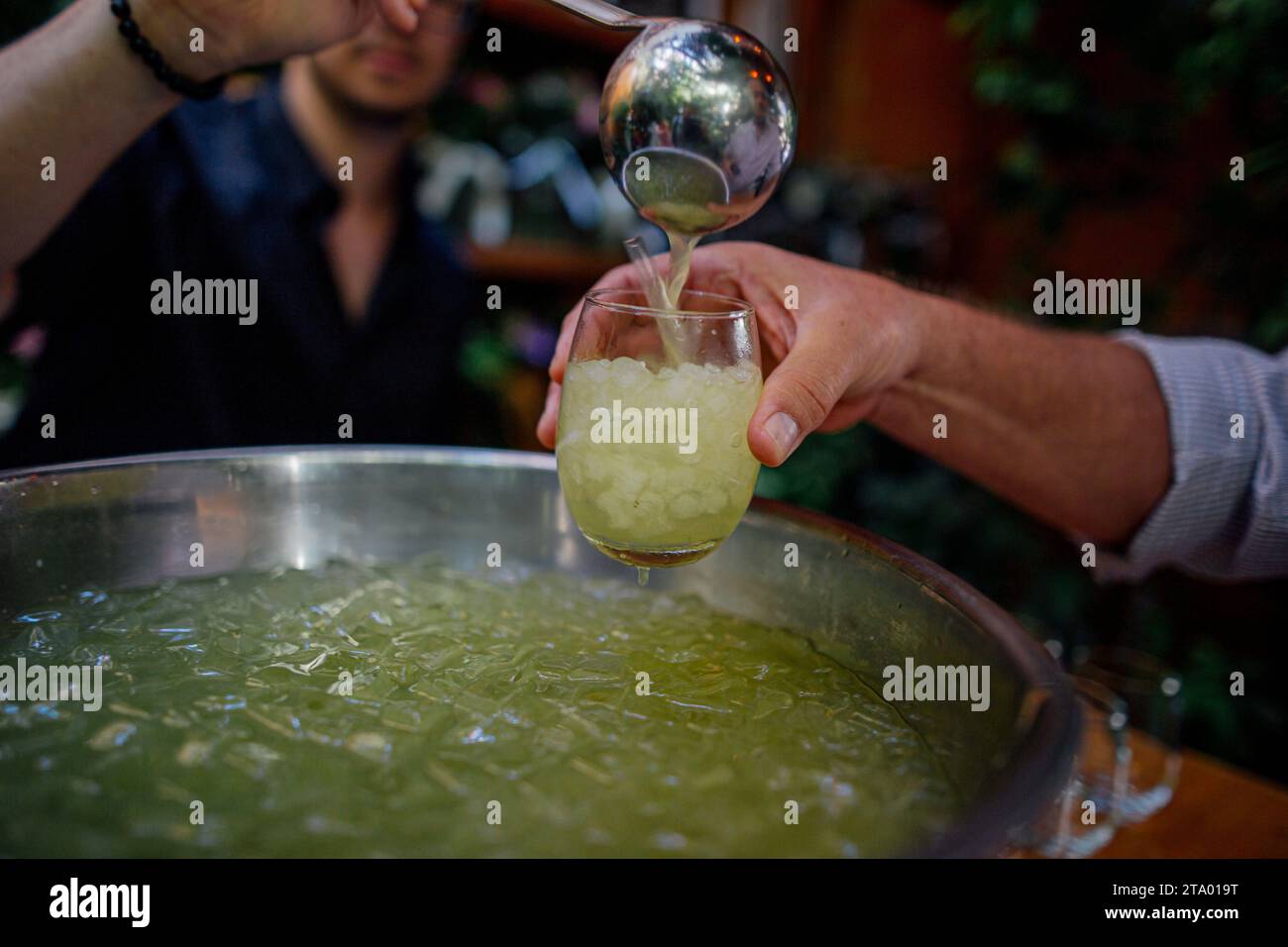 cocktail and wine at social events like party and weddings. served by ...