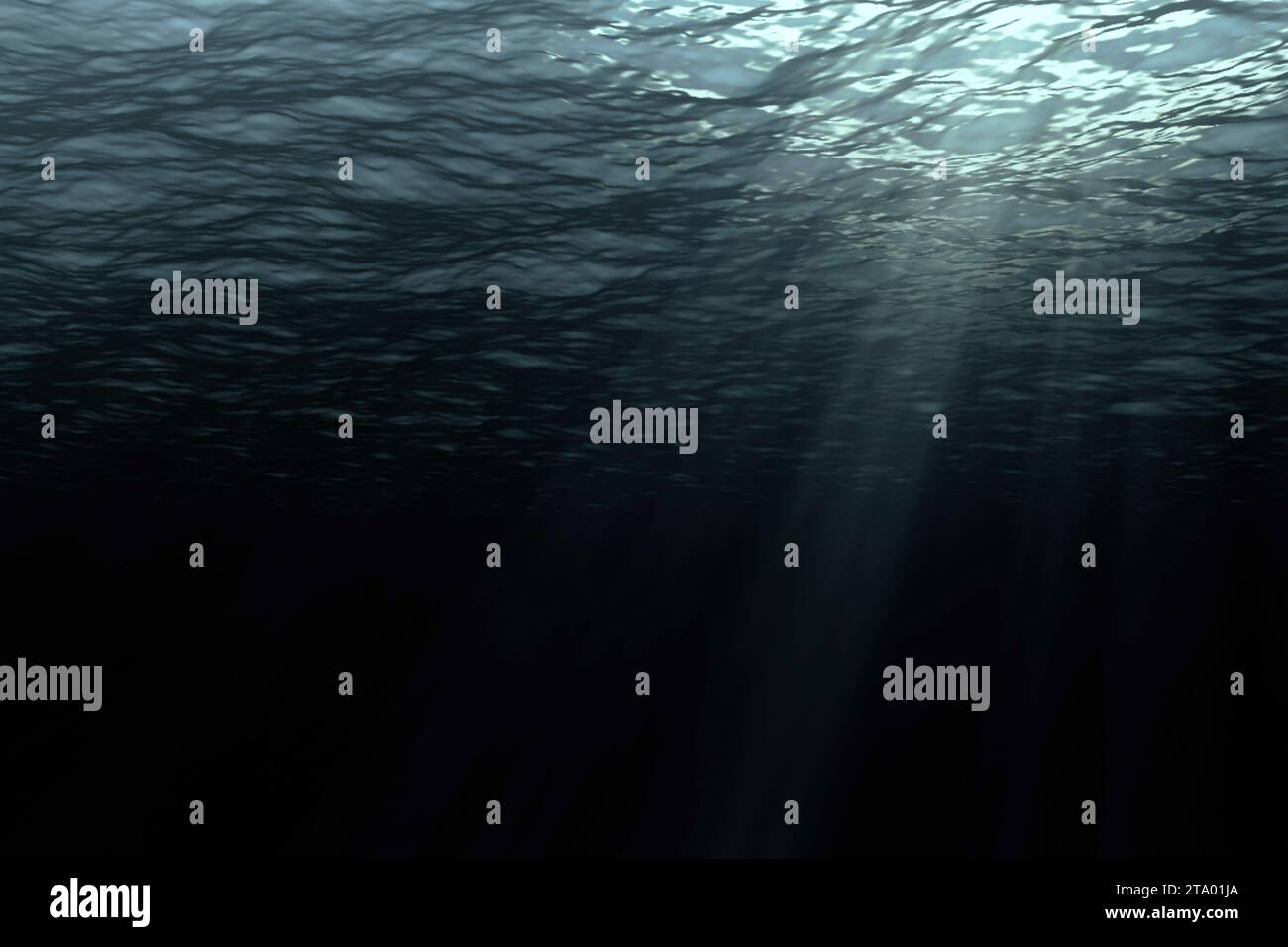 Dark Ocean Underwater Background