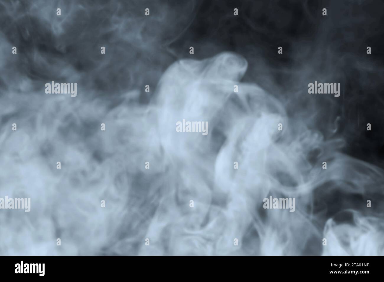 smoke slowly floating through space against black background Stock ...