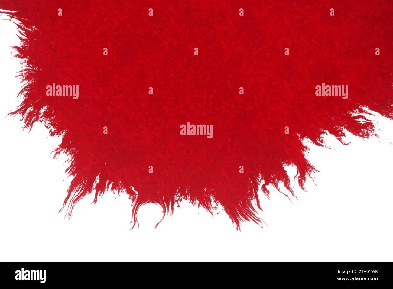 abstract red blood ink watercolor splatter splash on white background ...