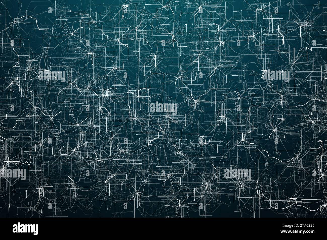 abstract digital vertical and horizontal electric blue lines background ...