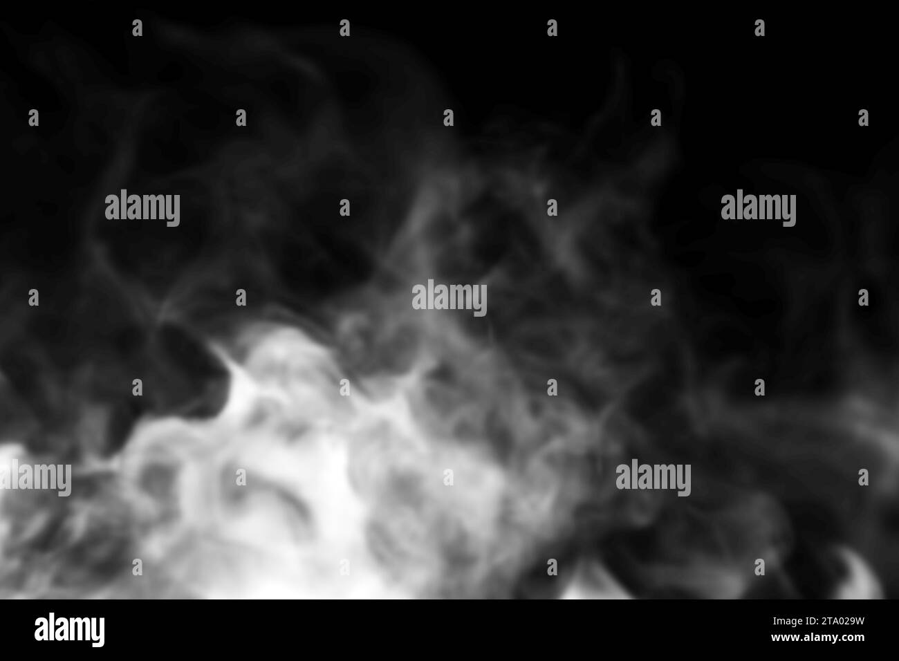 smoke slowly floating through space against black background Stock ...