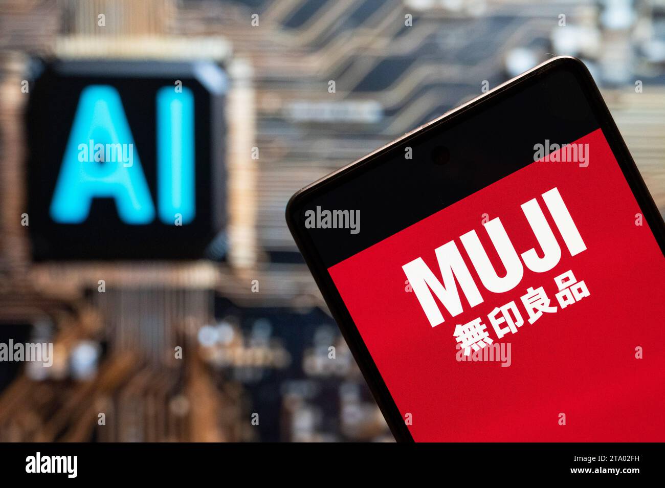 In this photo illustration, the Japanese household and clothing retail ...