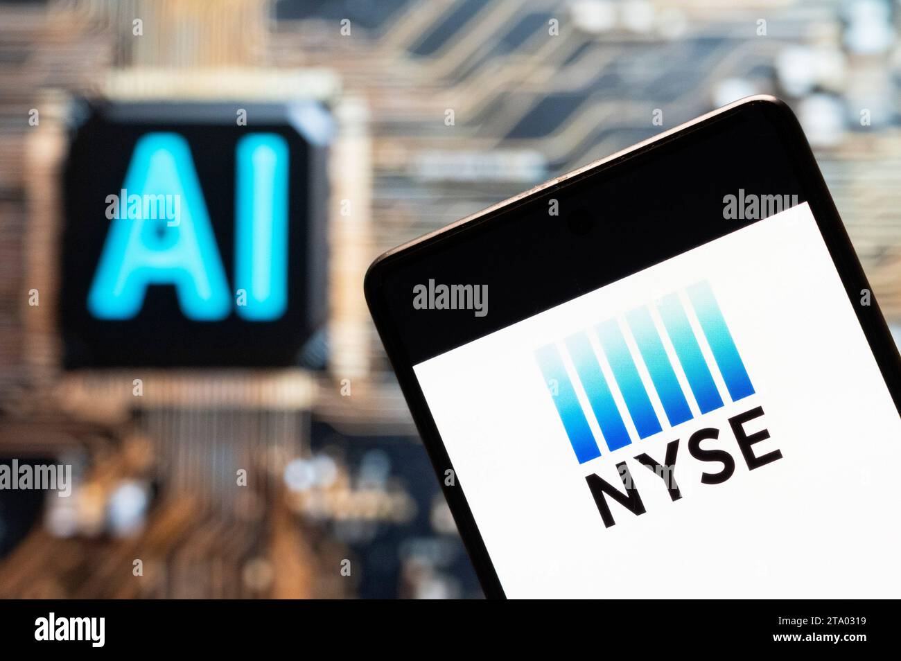 In this photo illustration, the American Stock Exchange index, NYSE ...