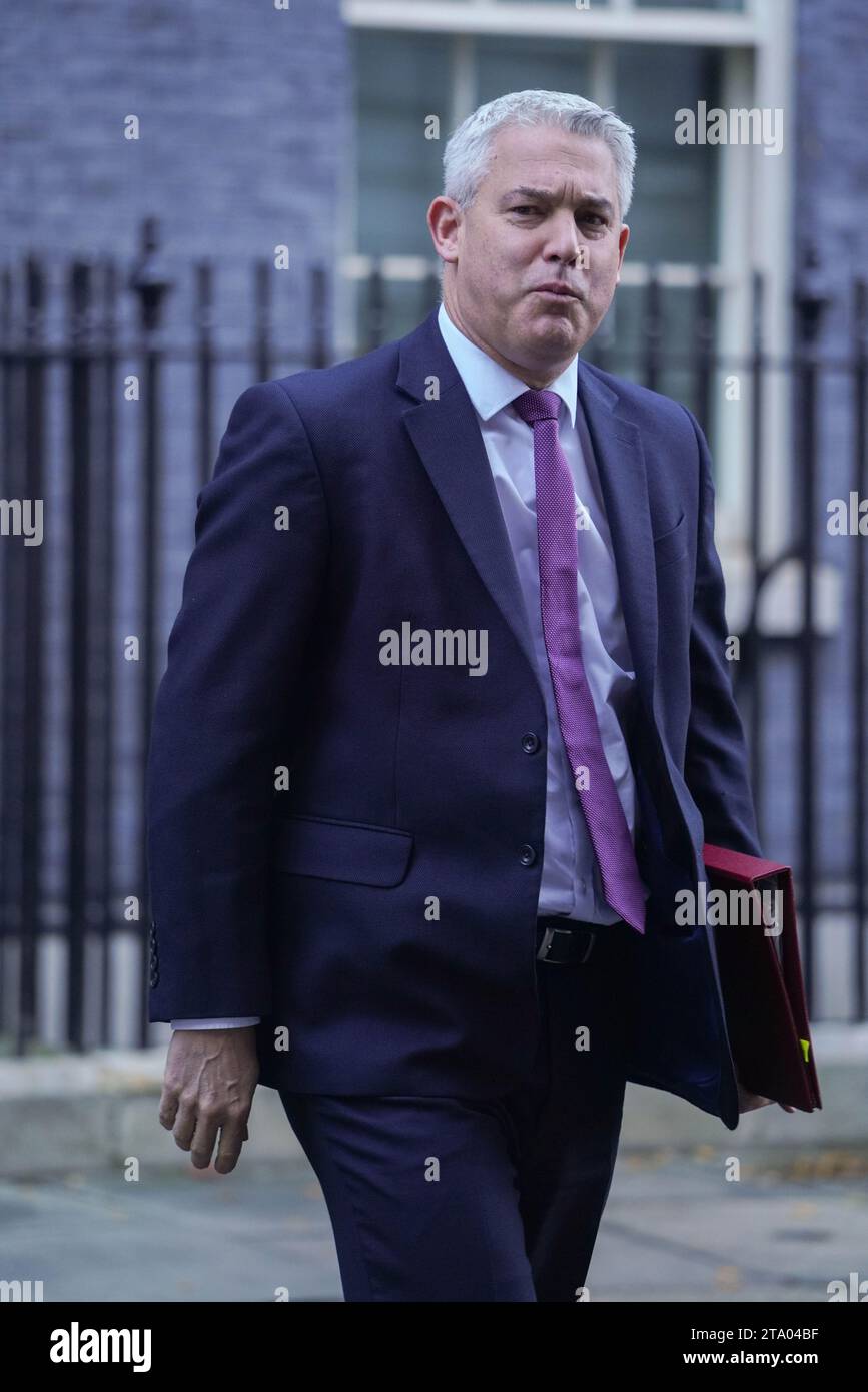 London UK. 28 November 2023. .Steve Barclay, Secretary of State for ...