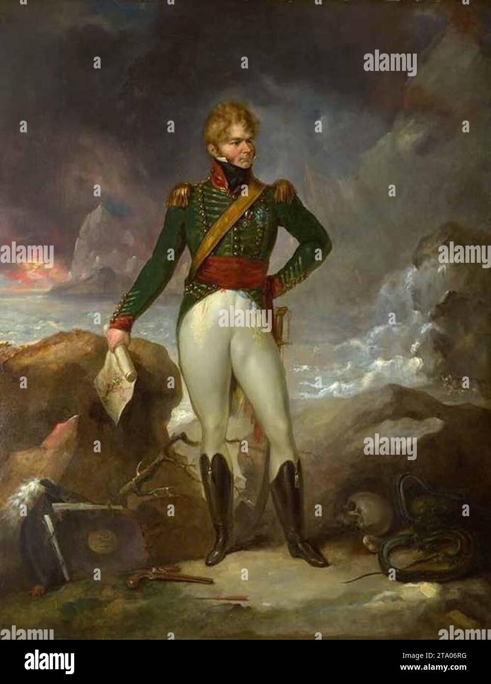 Portrait of Colonel (later General Sir) George De Lacy Evans c. 1825 by ...