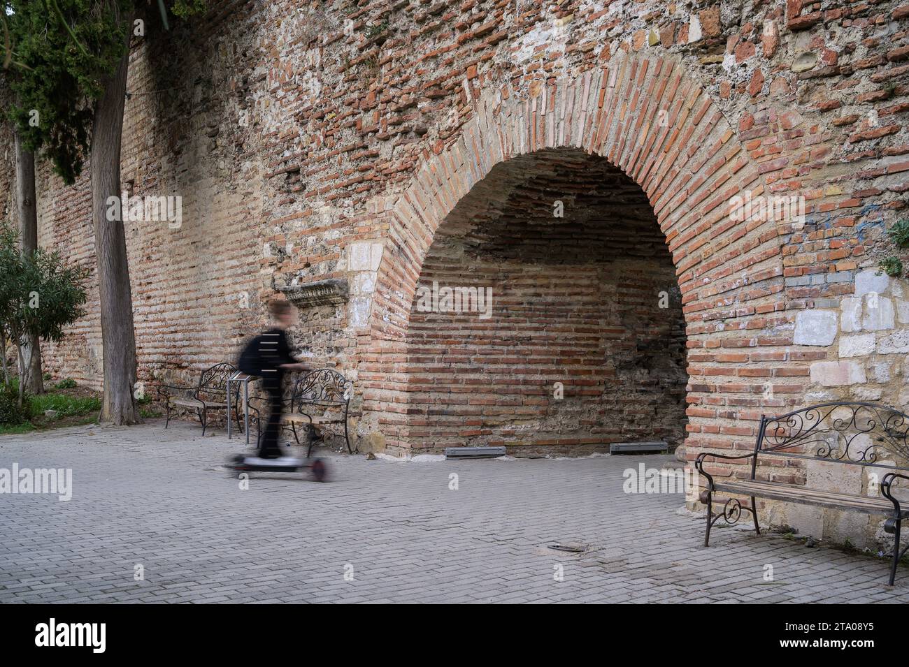 Entrance Gate to the Old Fortress and Amphitheatre of Durres, Albania ...