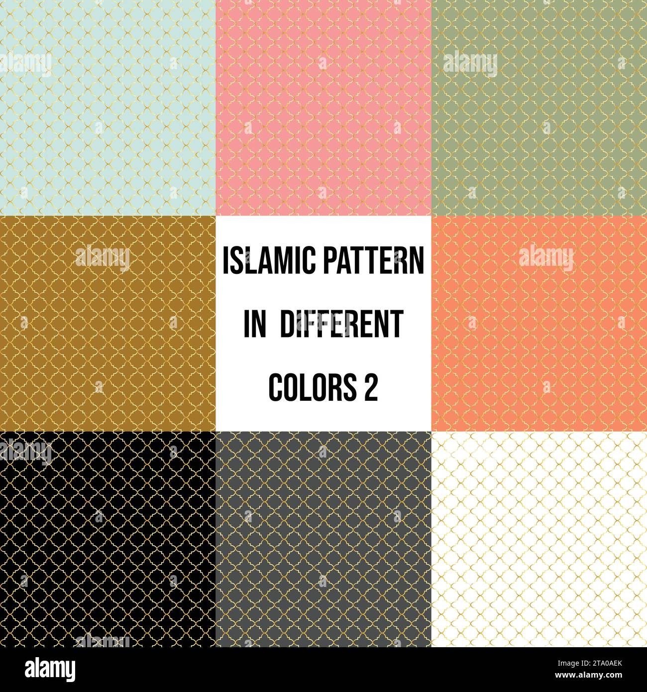 Islamic geometric ornamental background. Vector illustration of ...