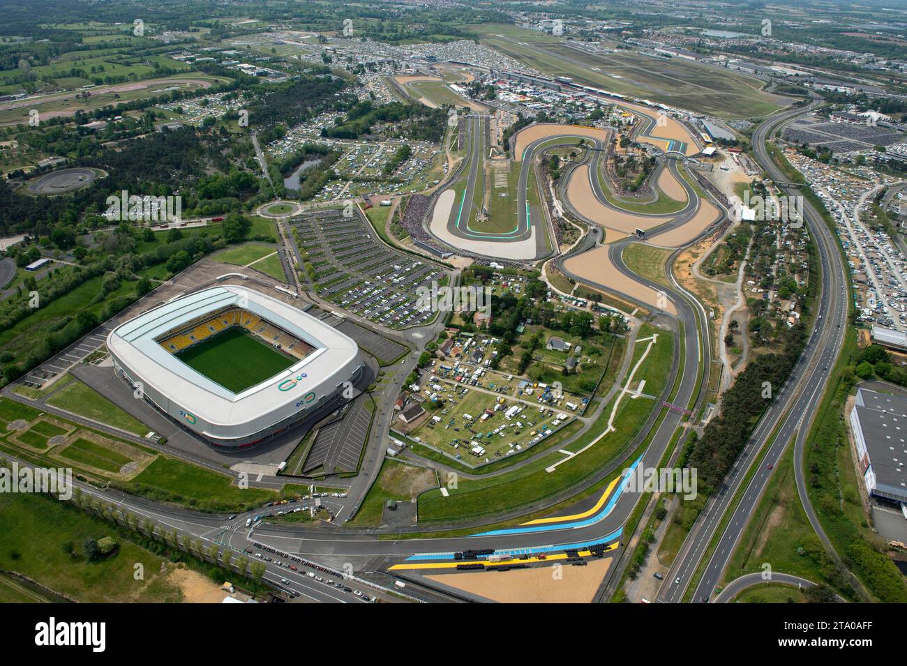 Le mans circuit aerial hi-res stock photography and images - Alamy