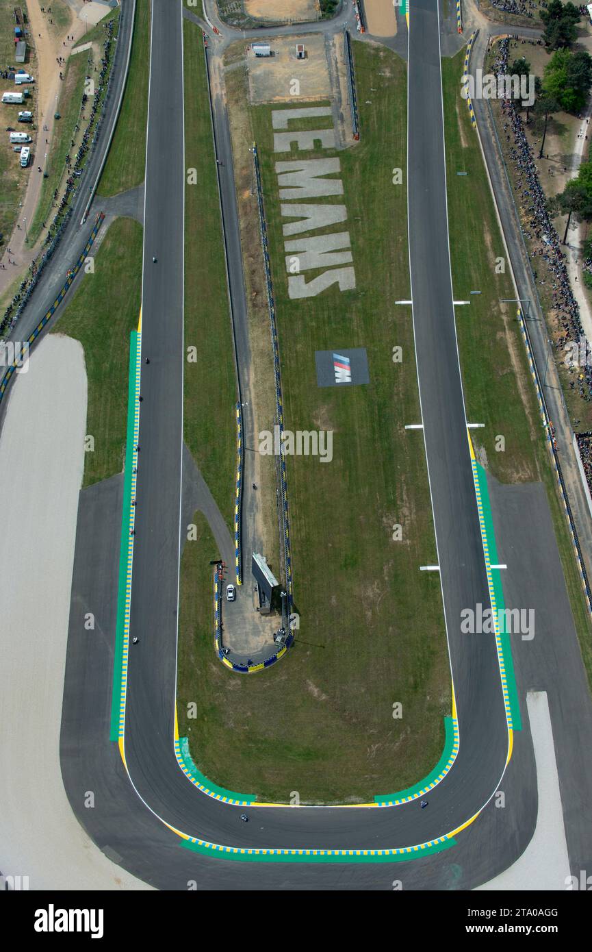 Aerial view of the circuit at le mans hi-res stock photography and ...