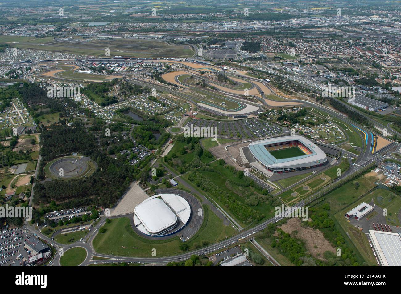 Le mans circuit aerial hi-res stock photography and images - Alamy