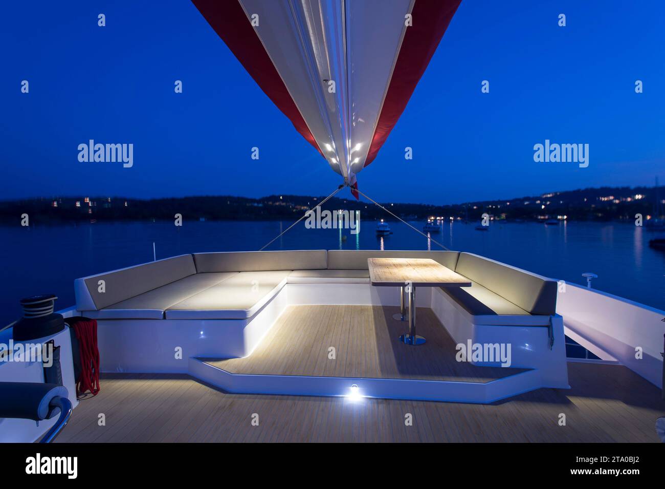 Interior Neel 65 in Saint-Tropez, France, on July 20, 2015 - Photo ...