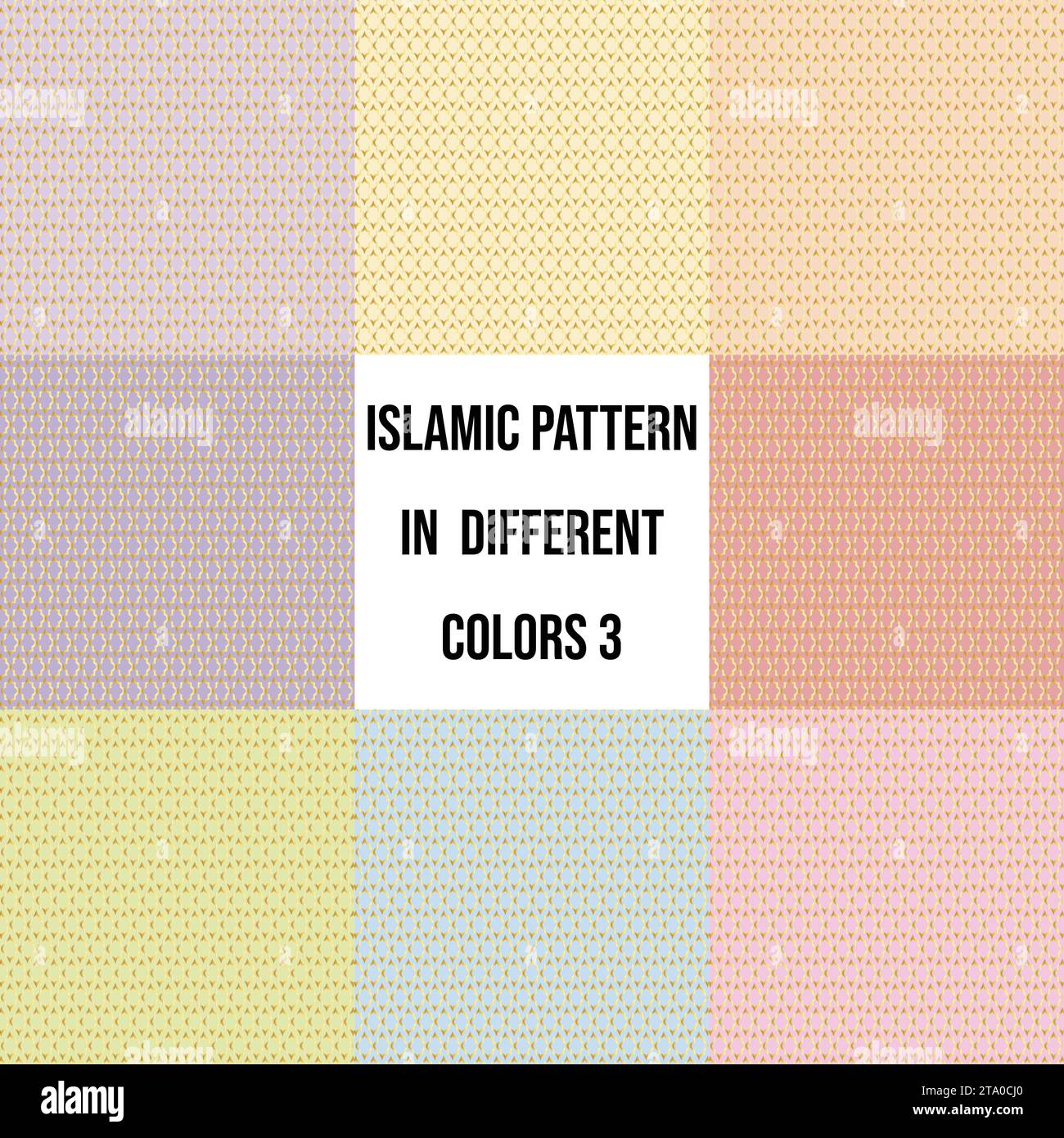 Abstract arabic geometric vector seamless patterns. Arab architecture ...