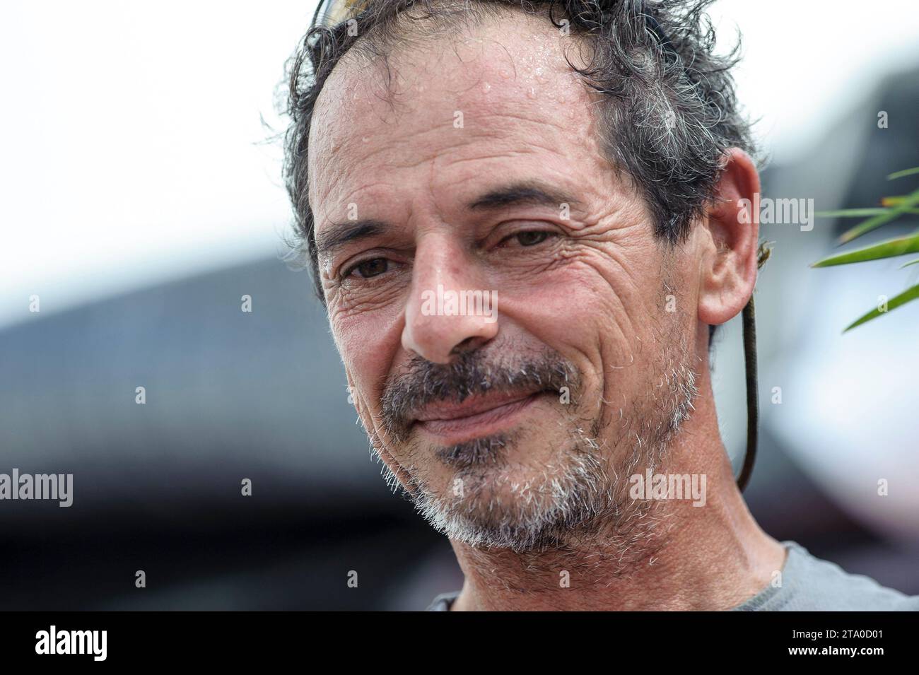 Marc Guillemot, skipper of the monohull SAFRAN, Class IMOCA category ...