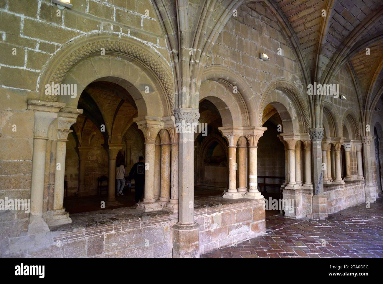 Veruela Abbey (Real Monasterio de Santa María de Veruela), cistercian 12th century. Chapter ...