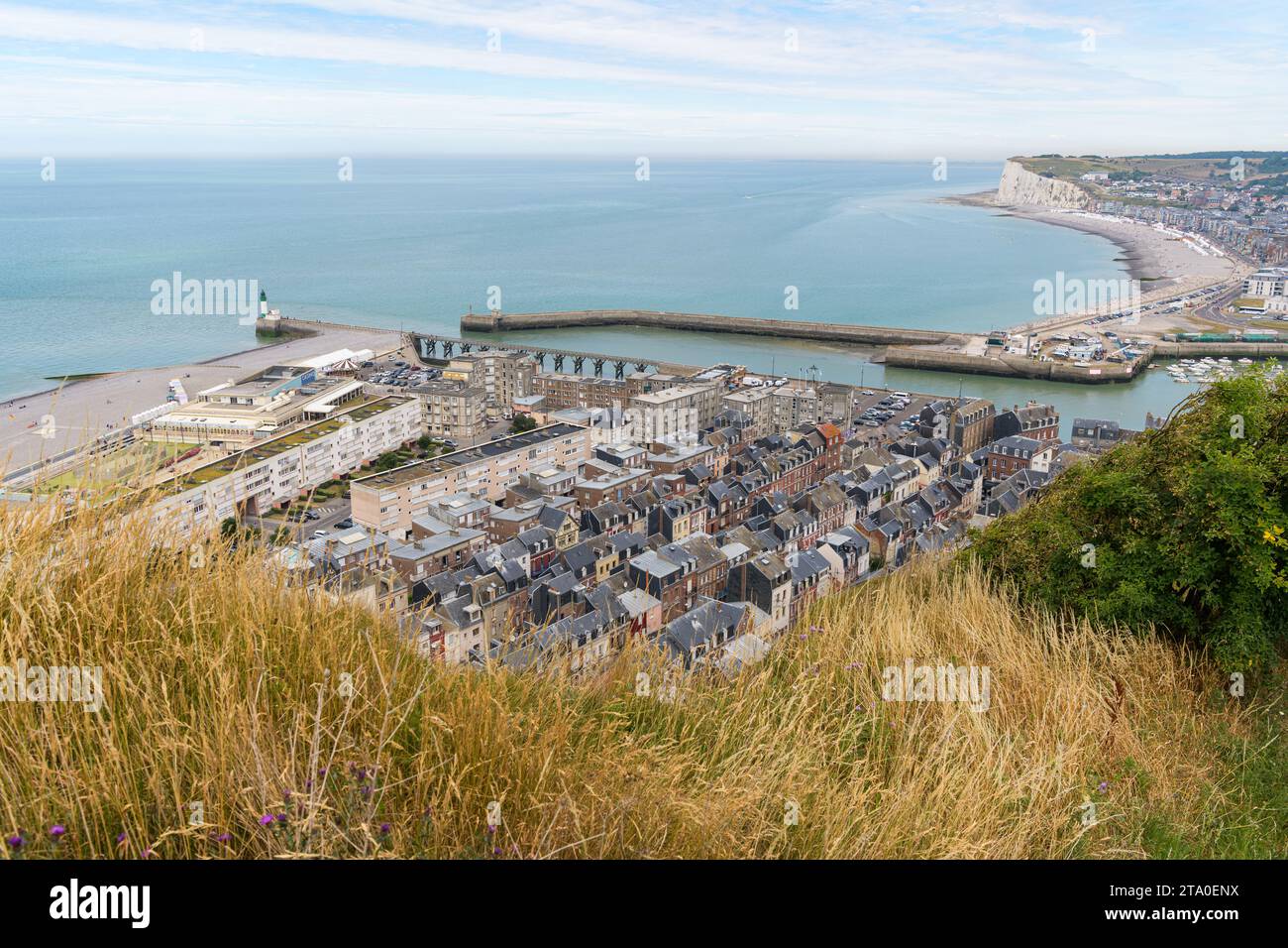 Le treport harbor in normandie france hi-res stock photography and ...