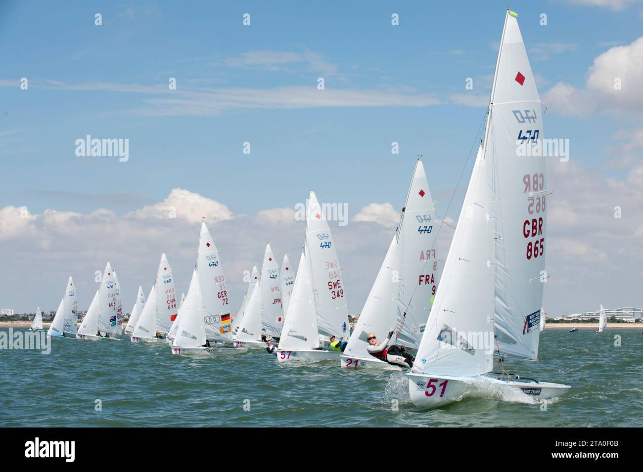 Sailing - 470 World Championships 2013 - La Rochelle (France) - 07/08 ...