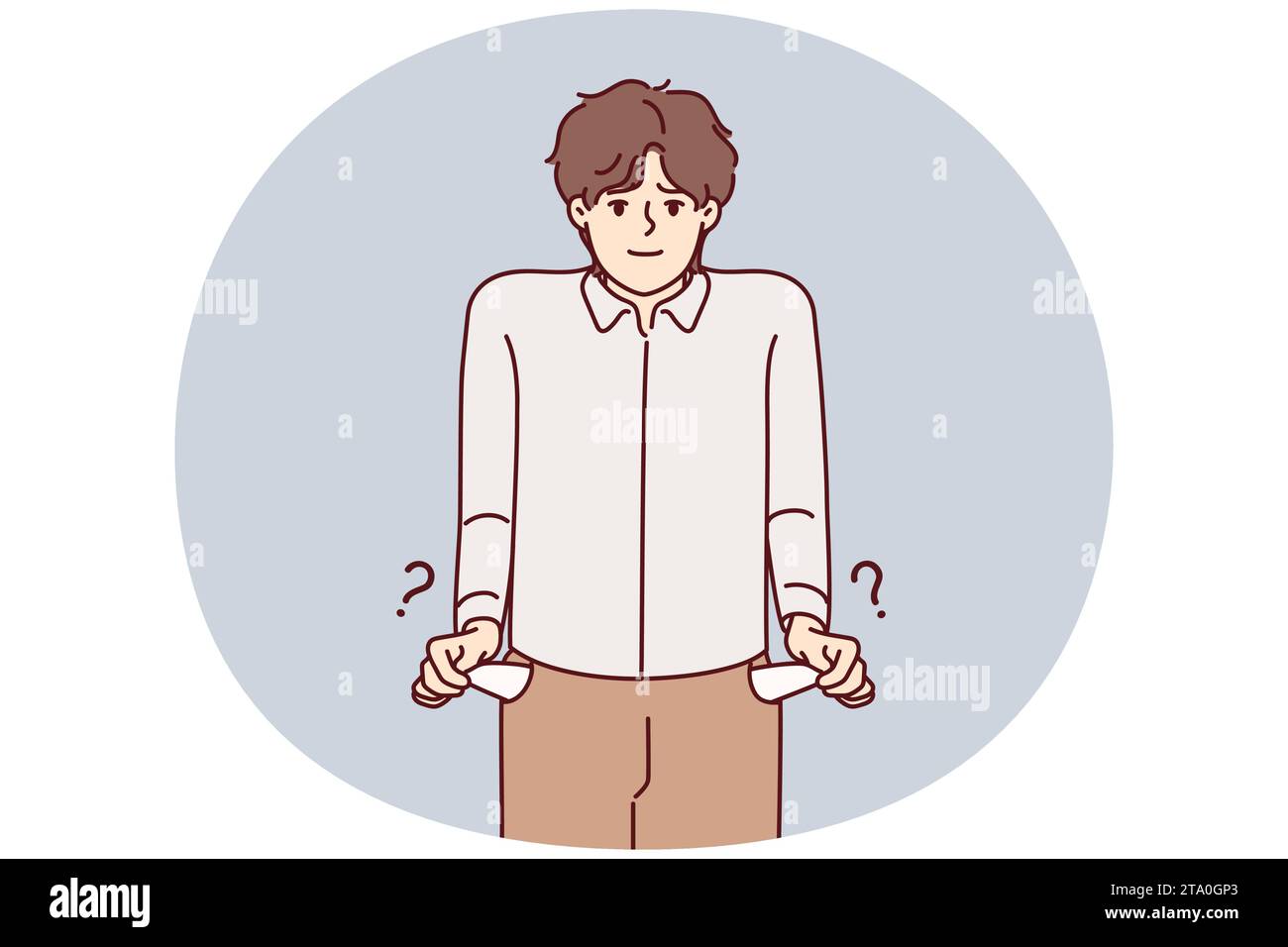 Empty the pockets Stock Vector Images - Alamy