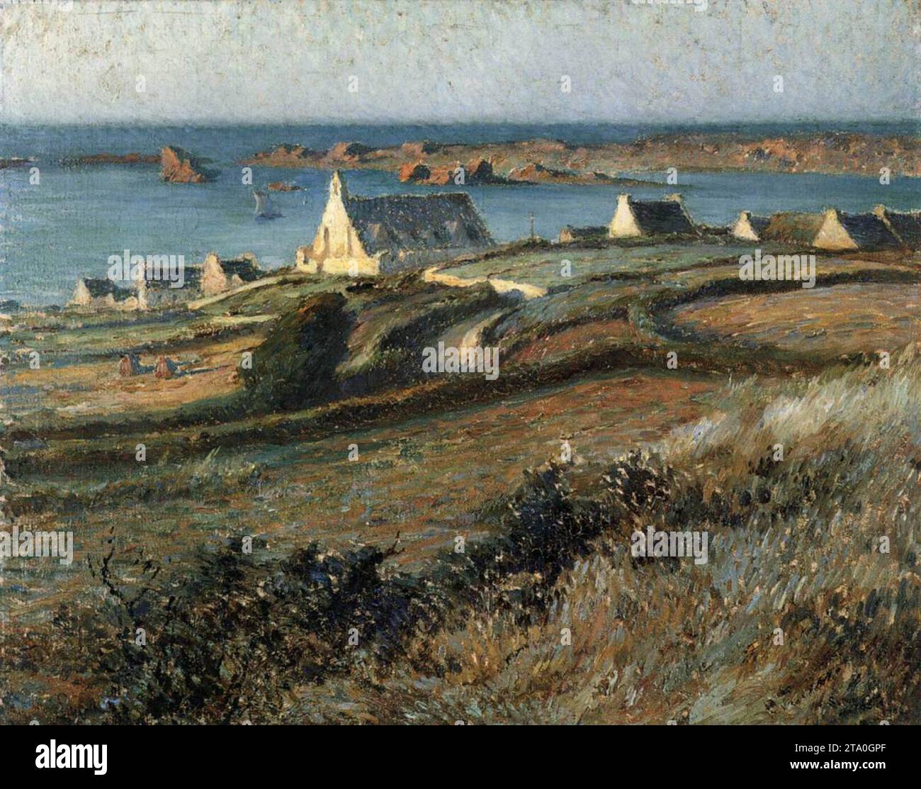 Port-Blanc in Brittany 1906 by Marc Aurele De Foy Suzor-Cote Stock ...