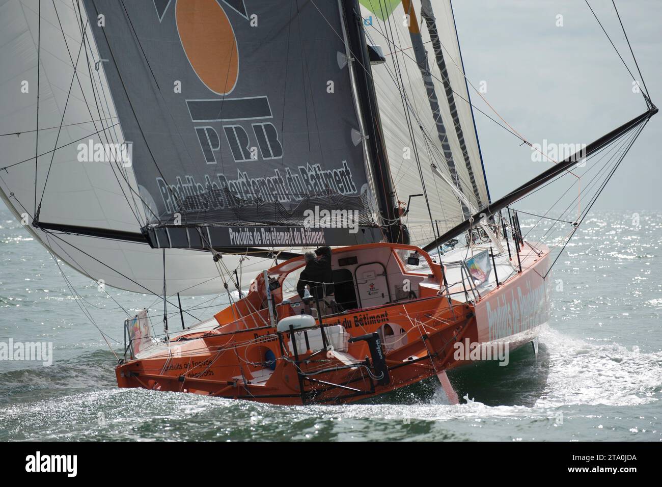 SAILING - EUROPA WARM-UP 2012 - Arrivée Stage 2 - Cascais - La Rochelle ...