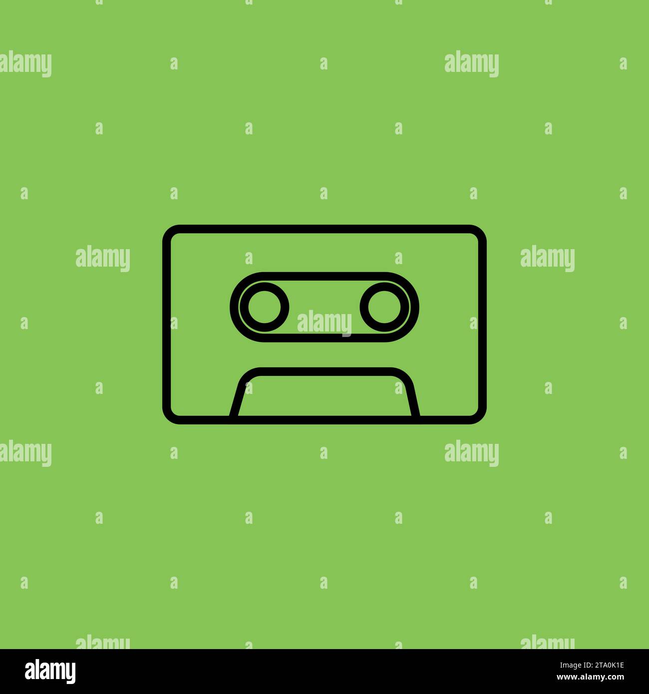 Retro Classic Cassette Tape Symbol Icon Vector Stock Vector Image & Art ...