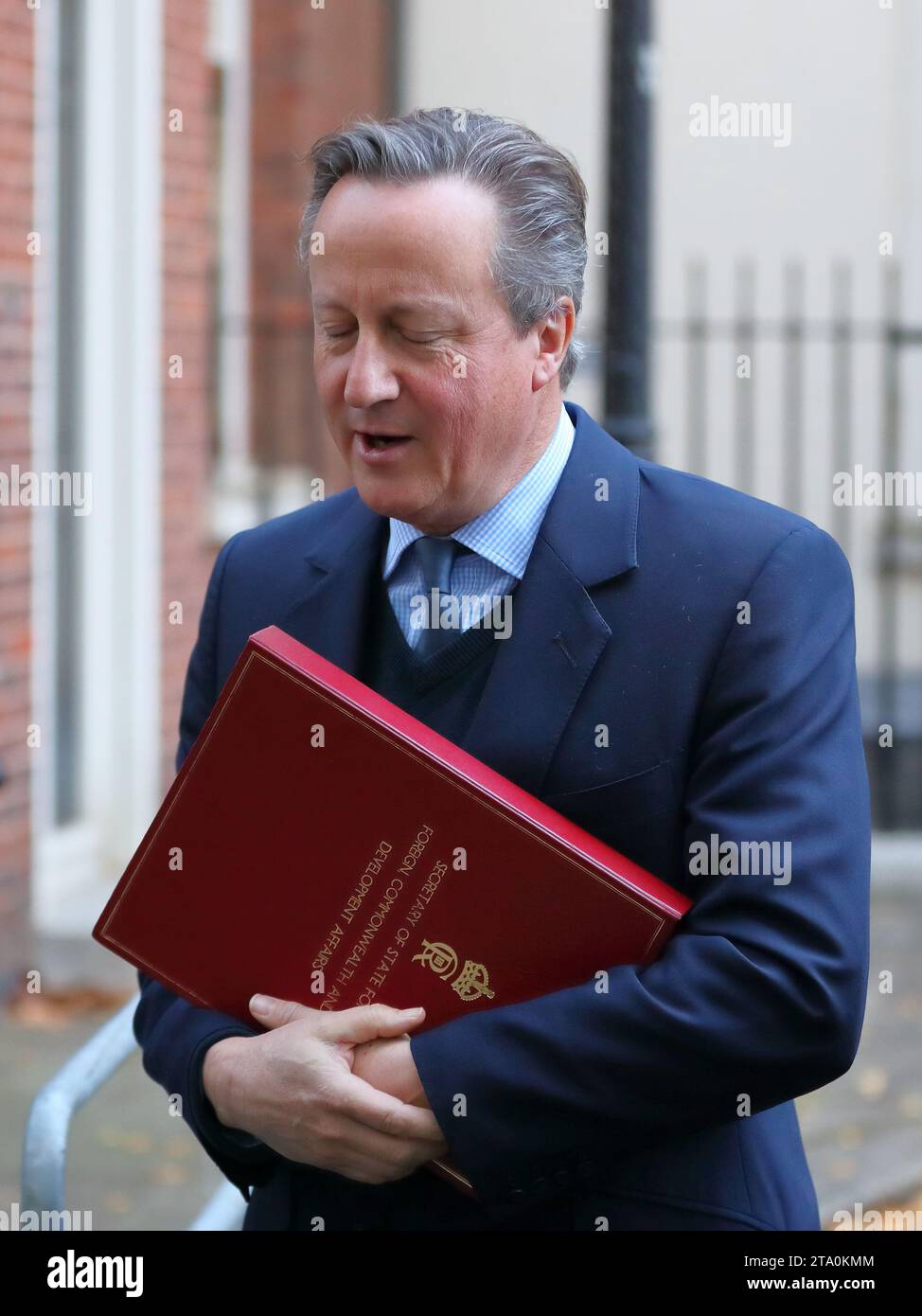 London, United Kingdom. 28th Nov, 2023. Lord David Cameron, Secretary ...