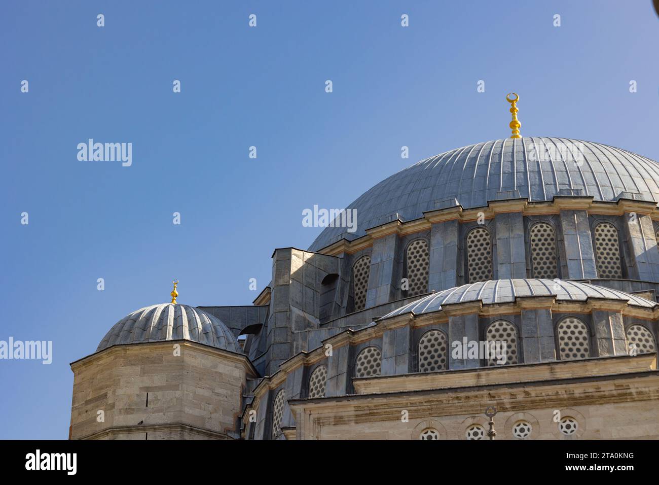 Islamic architecture background photo. Dome of Suleymaniye Mosque ...