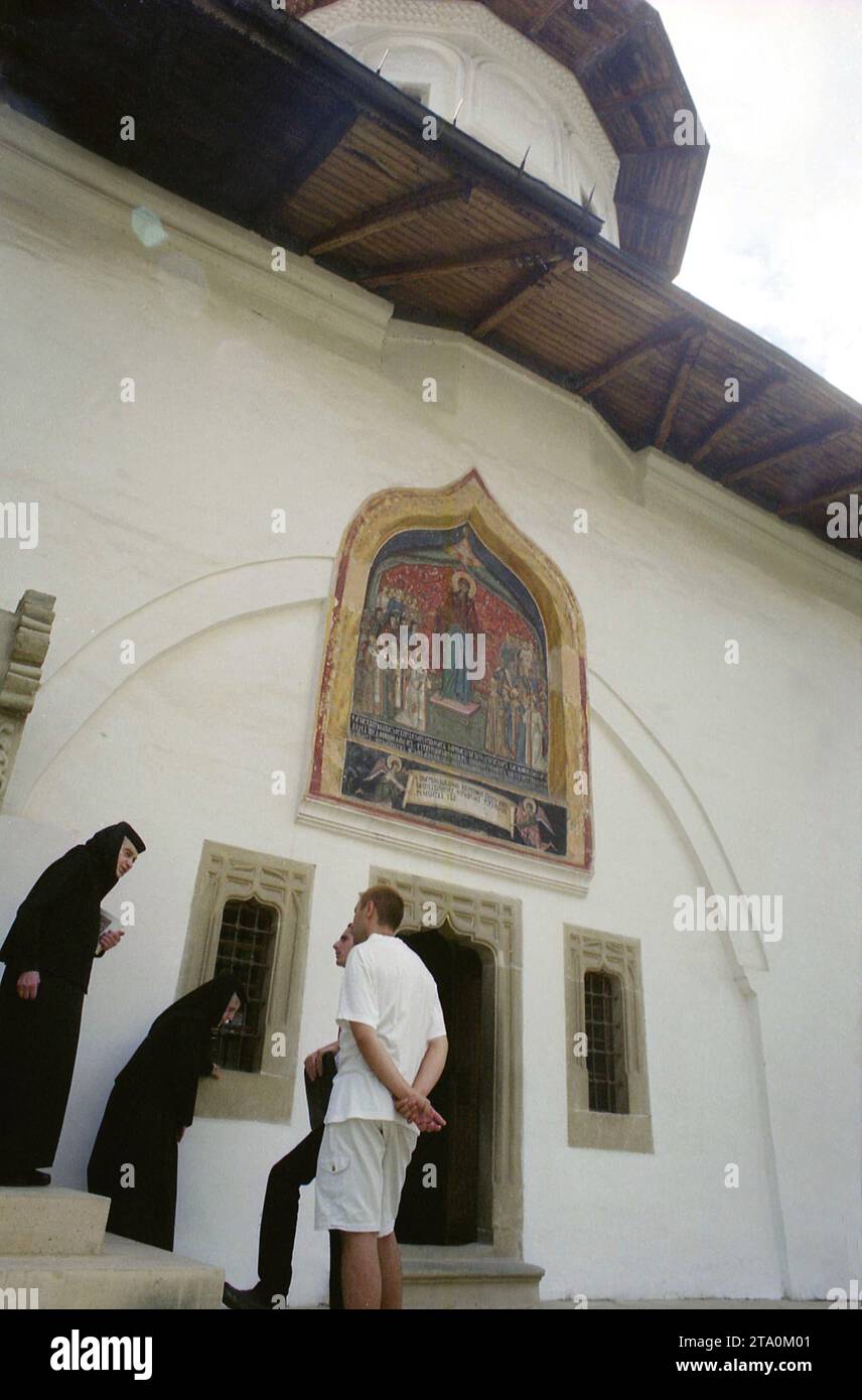 Valcea County, Romania, 2000. Horezu Monastery, a historical monument ...