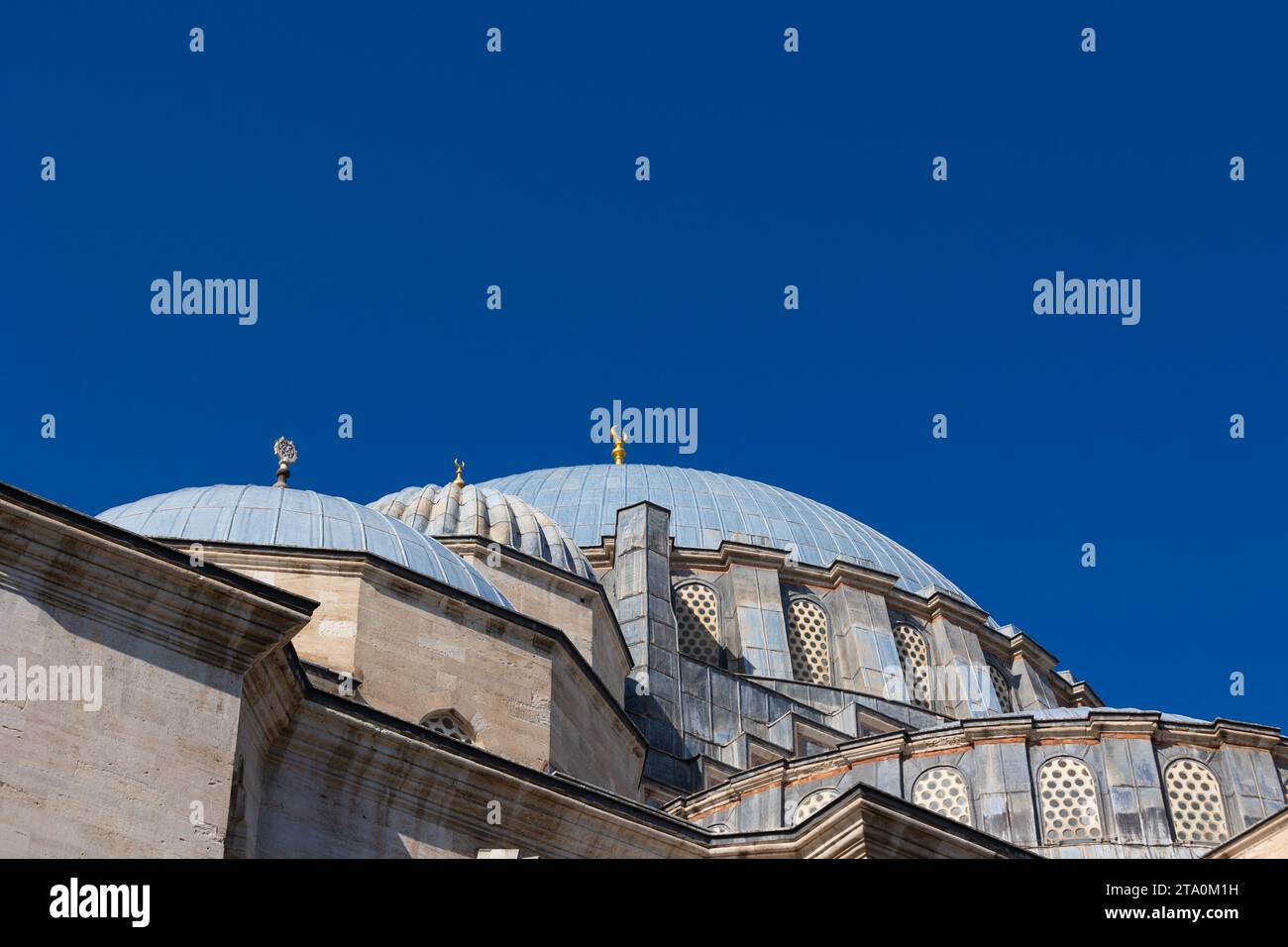 Architectural details of Suleymaniye Mosque. Ramadan or islamic concept ...