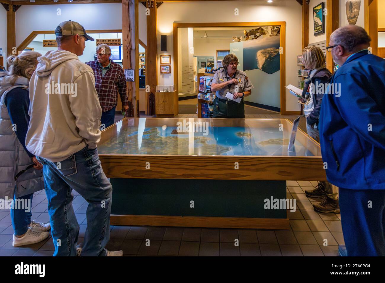 The Sleeping Bear Dunes National Lakeshore Visitor Center is open daily ...