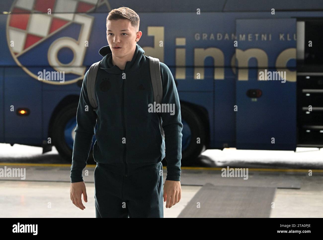 Zagreb, Croatia. 28th Nov, 2023. Mauro Perkovic of Dinamo Zagreb is ...