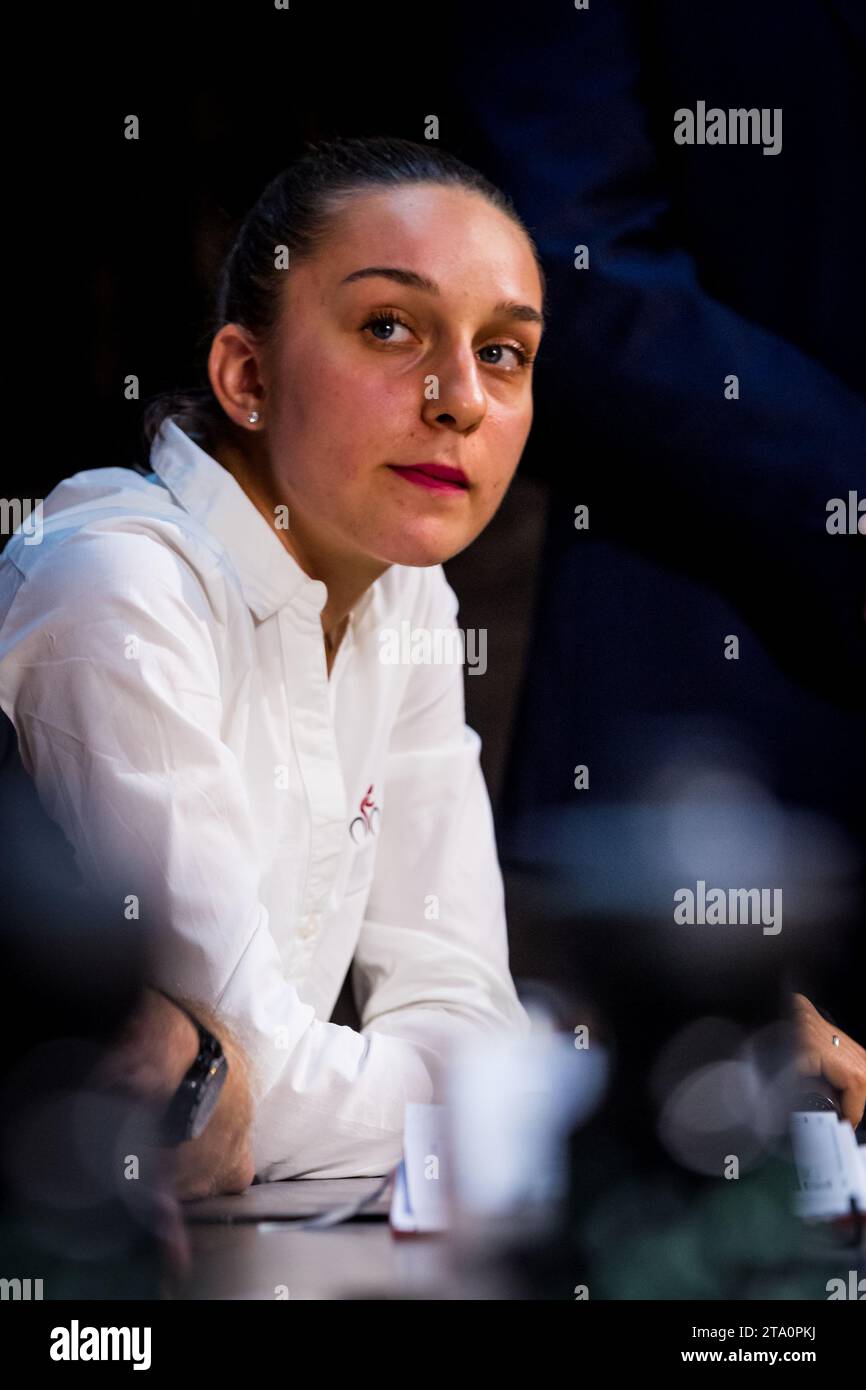 Prague, Czech Republic. 28th Nov, 2023. Czech cyclist Kristyna Zemanova ...