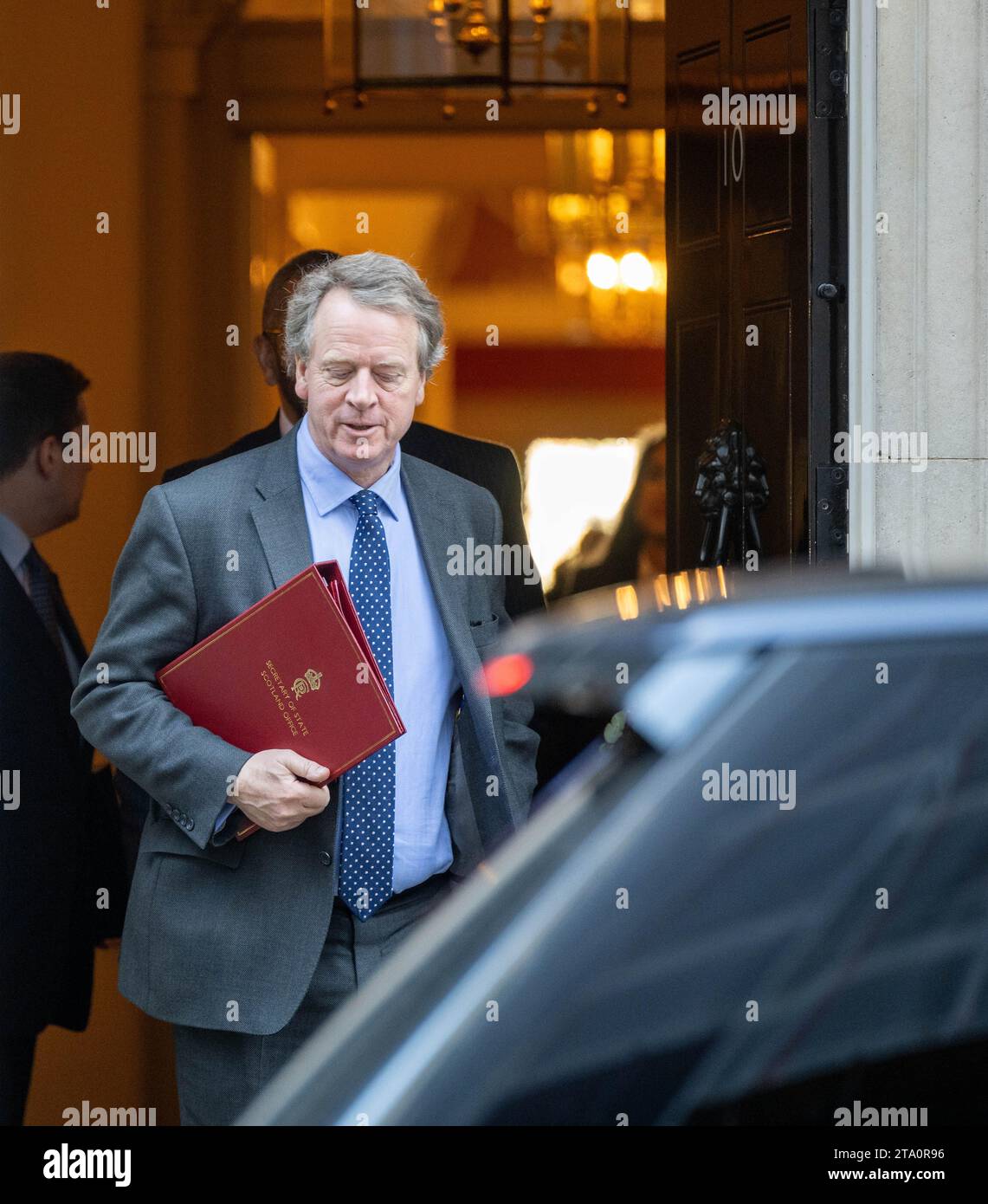 London, UK. 28th Nov, 2023. Alister Jack, Scottish Secretary, at a ...
