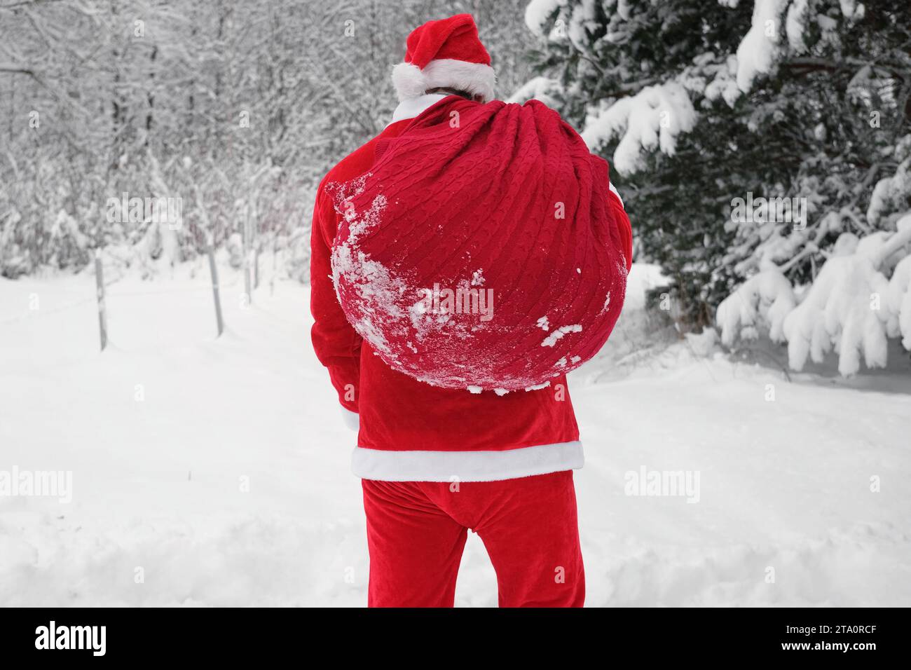 Slow motion santa delivering gifts hi-res stock photography and images ...